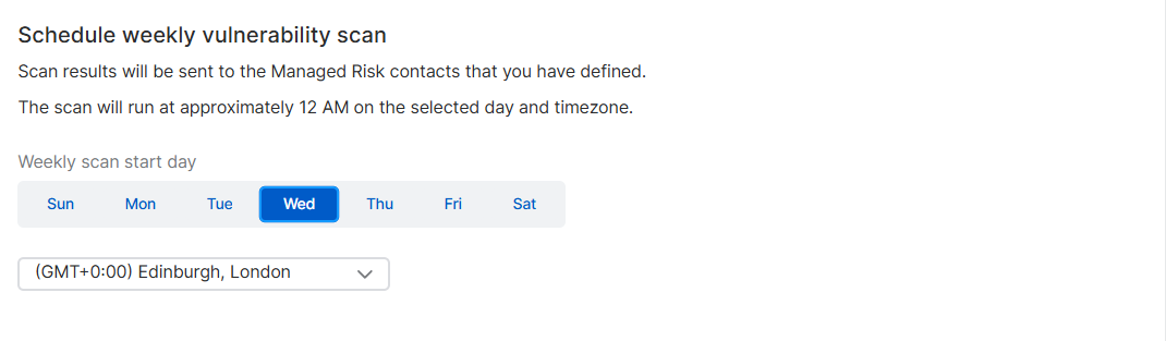 Managed Risk setup - Sophos Central Admin