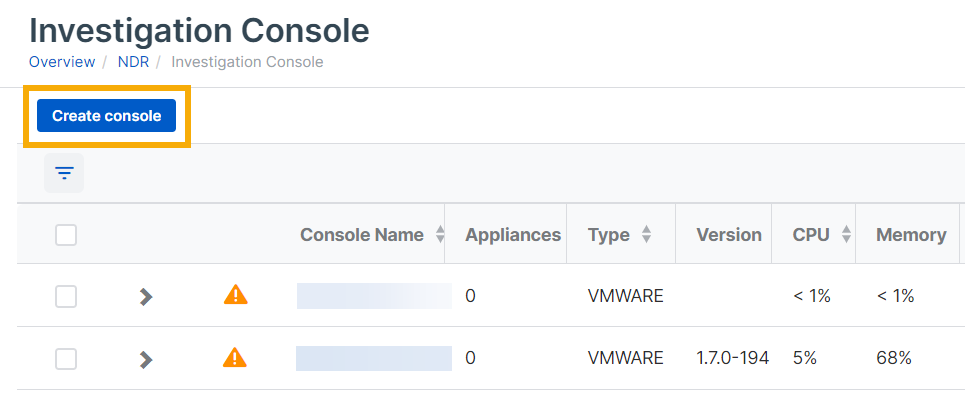 Investigation Console - Sophos Central Admin