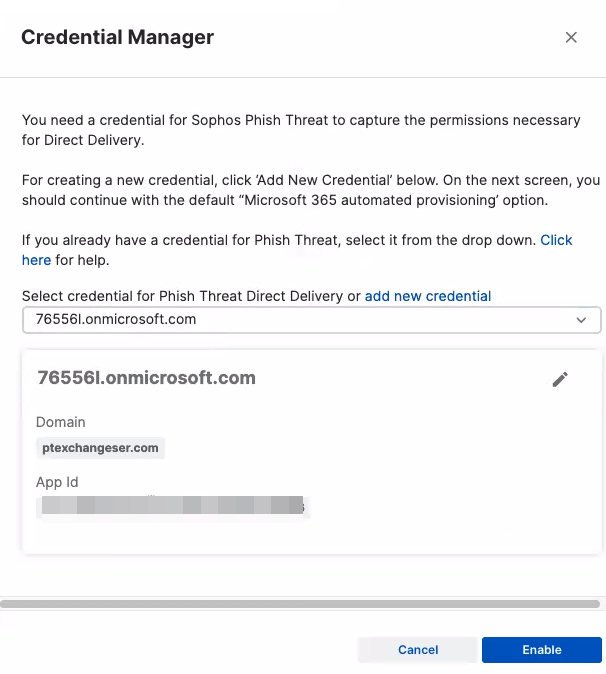 M365 Direct Delivery - Sophos Central Admin