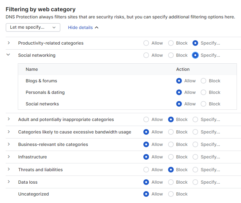 Add a policy - Sophos Central Admin