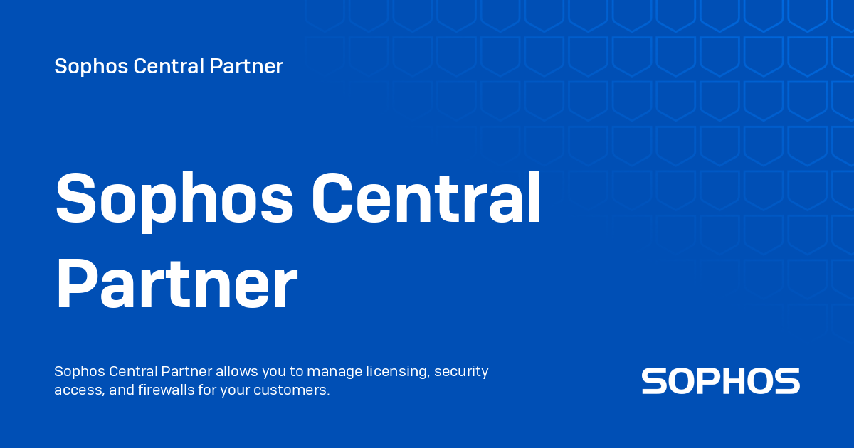 Sophos Central Partner