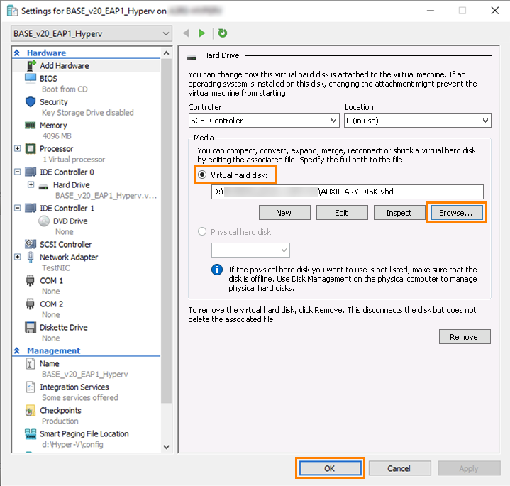 Install Sophos Firewall on Hyper-V - Sophos Firewall