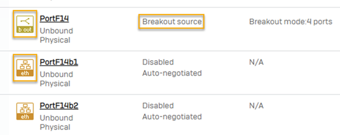 Configure breakout on an interface - Sophos Firewall