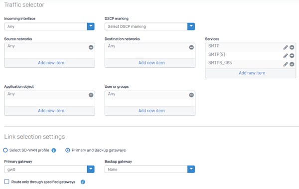 Set up MTA mode with multiple WAN or alias IP addresses - Sophos Firewall