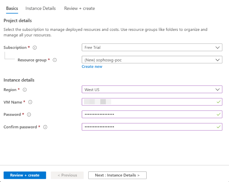 Manually configure load-balancing on Azure - Sophos Firewall