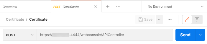 Post an API request - Sophos Firewall