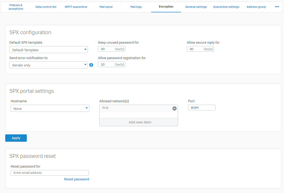 Migrate Firewall Email Policies (Transparent proxy) to Sophos Email ...